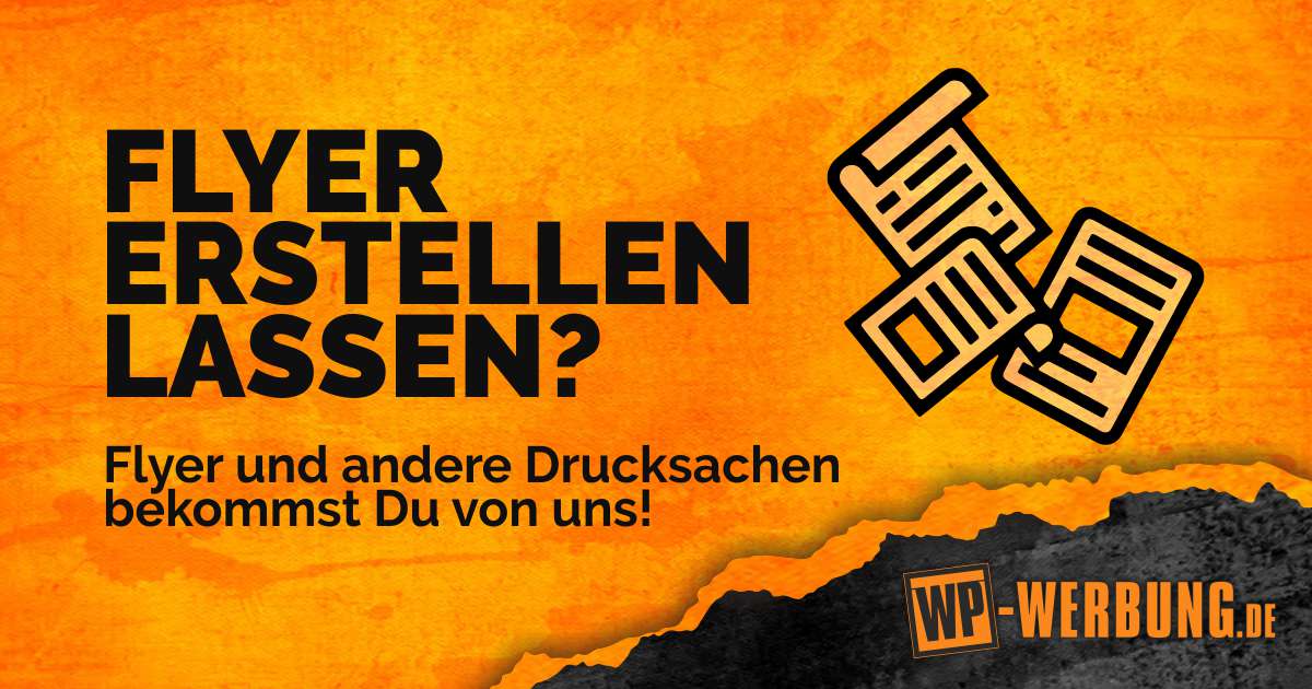 Layouts erstellen / Flyer erstellen - wp-werbung
